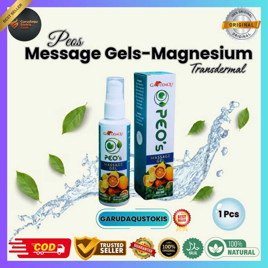Jual 1 Pcs Peos Message Gels Minyak Pijat Kaya Magnesium Transdermal ...