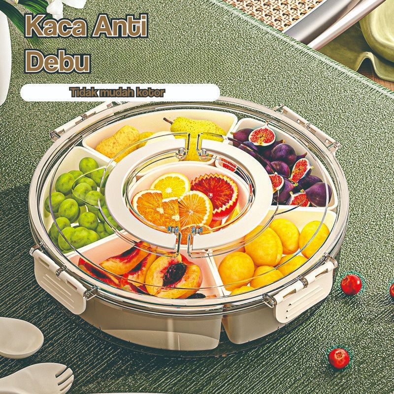 Jual Greenland Toples Bulat Makanan Putar 360 Derajat Kedap Udara ...