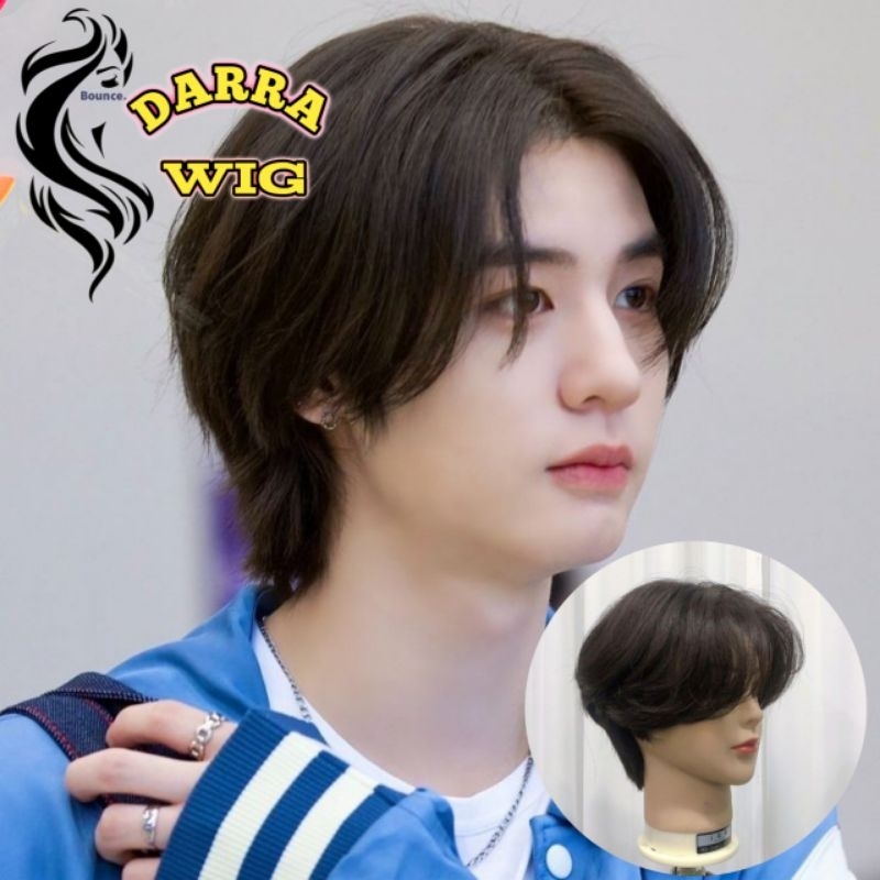 Jual WIG RAMBUT PALSU PRIA KOREA MODEL BELAHAN TENGAH | Shopee Indonesia