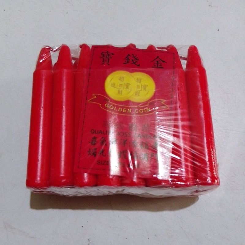 Jual Lilin Merah Sembahyang ( 24 batang ) | Shopee Indonesia