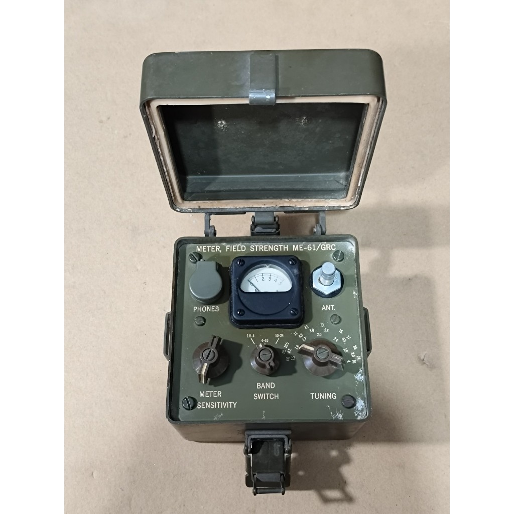Jual METER FIELD STRENGTH ME-61 GRC MILITER JADUL ANTIK Baca Deskripsi ...