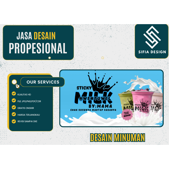 Jual JASA EDIT DESAIN BANNER/STIKER/SPANDUK CUSTOM | Shopee Indonesia