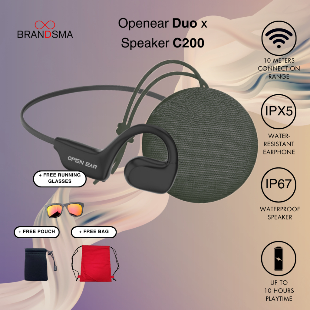 Jual BRANDSMA Air Conduction Open Ear x Speaker by Brandsma 1st ...