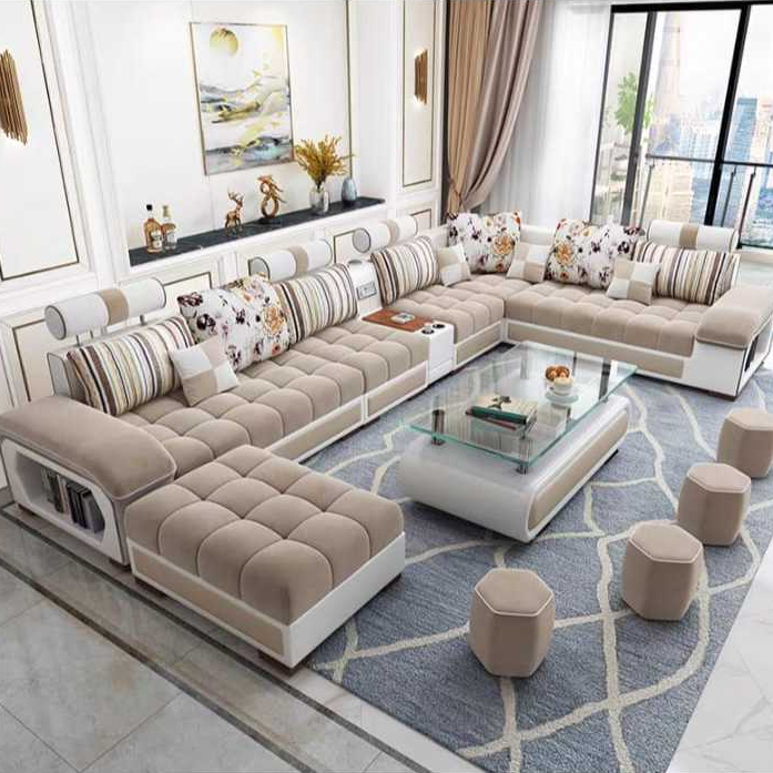 Jual STAR1 FULL SET LETTER U SOFA KIARA MODERN PREMIUM GRADE LUXURY ...