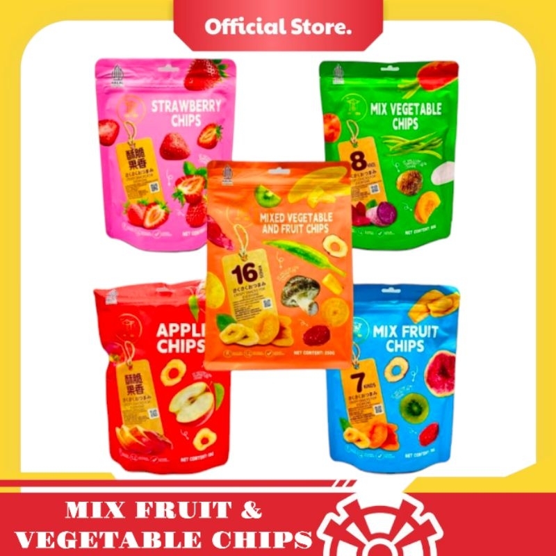 Jual TIANFU CRISPY SNACKS VEGETABLE & FRUIT CHIPS | Shopee Indonesia