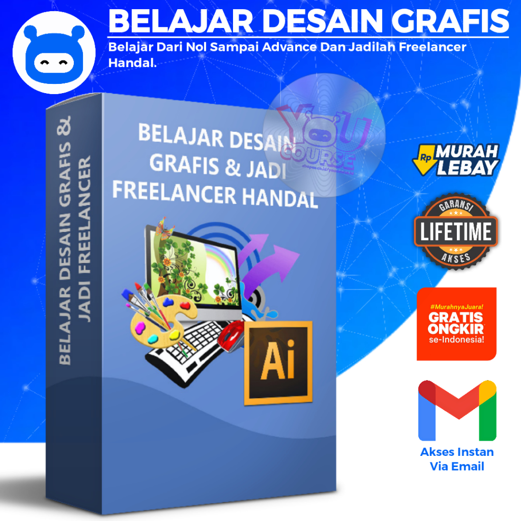 Jual Belajar Desain Grafis dan Jadi Freelance Profesional - Tutorial ...