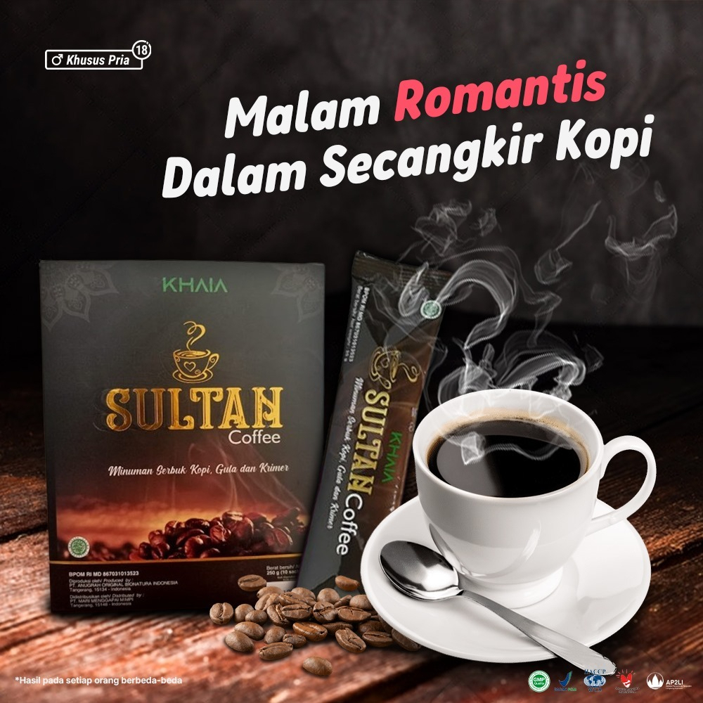 Jual SULTAN COFFEE KHAIA KOPI,GULA,KRIMER 1BOX ISI 10 SACHET 100% ...
