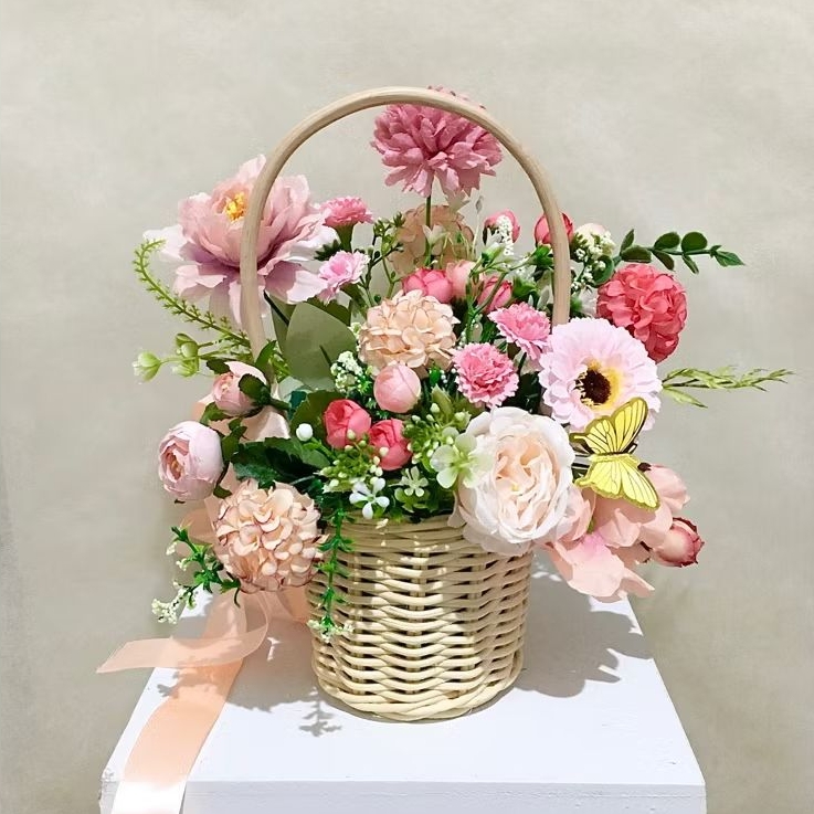 Jual Bunga Keranjang Reguler - Liliane ♡ Korean Style Bunga Opening ...