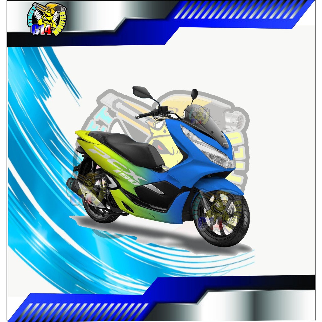 Jual STIKER DECAL FULL BODY PCX GRADASI SIMPEL KEREN DAN MINIMALIS FREE ...