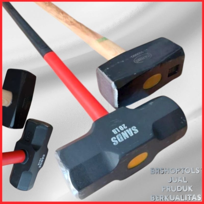 Jual Palu Godam 10 Kg Palu Bodem 20 Lb Sledge Hammer | Shopee Indonesia