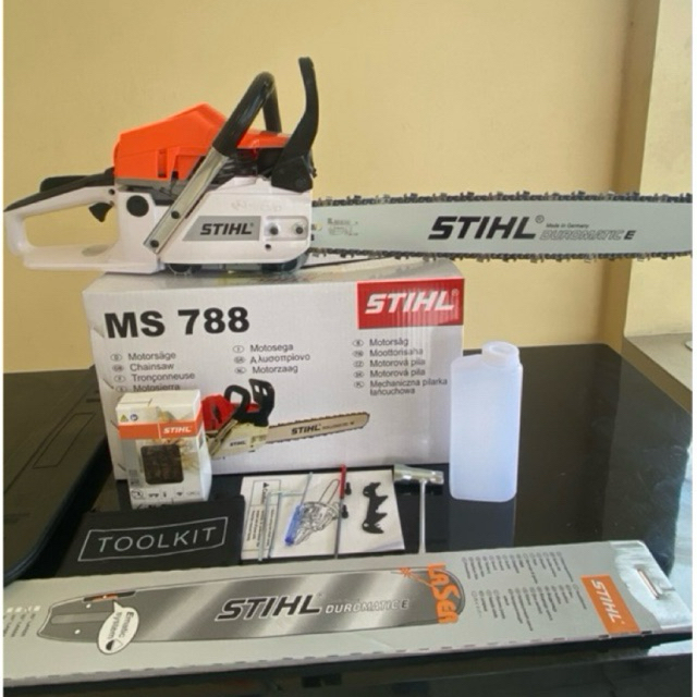 Jual Mesin Chainsaw STIHL MS 788 Bar 22 dan Rantai Potong Komplit. | Shopee Indonesia