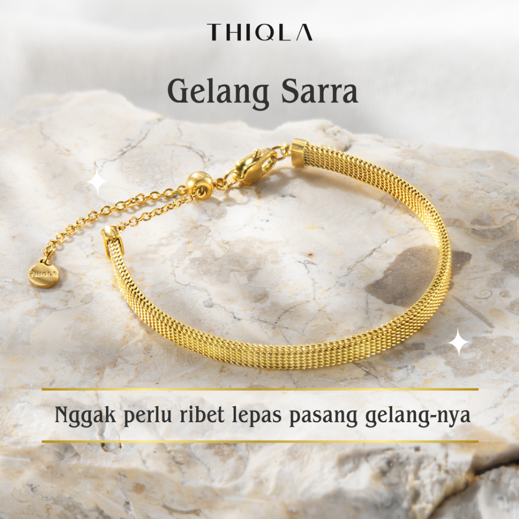 Jual THIQLA - Gelang Serut SARRA - Gelang Estetik Wanita - Gelang ...