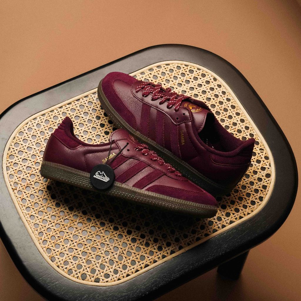 Jual Adidas Samba OG Sumatra Island Series Maroon Gum | Shopee Indonesia