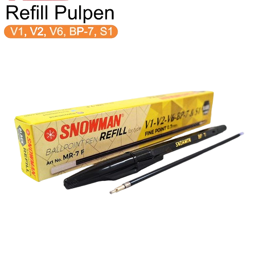 Jual Snowman Refill Ballpoint / Refill pulpen V1 V2 0.7 - 1 pcs ...