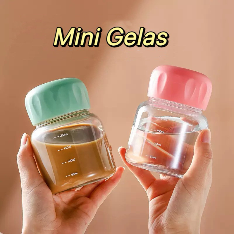 Jual BOTOL MINUM KACA MINI TEMPAT AIR SUSU JUS//MINUM JUS | Shopee ...