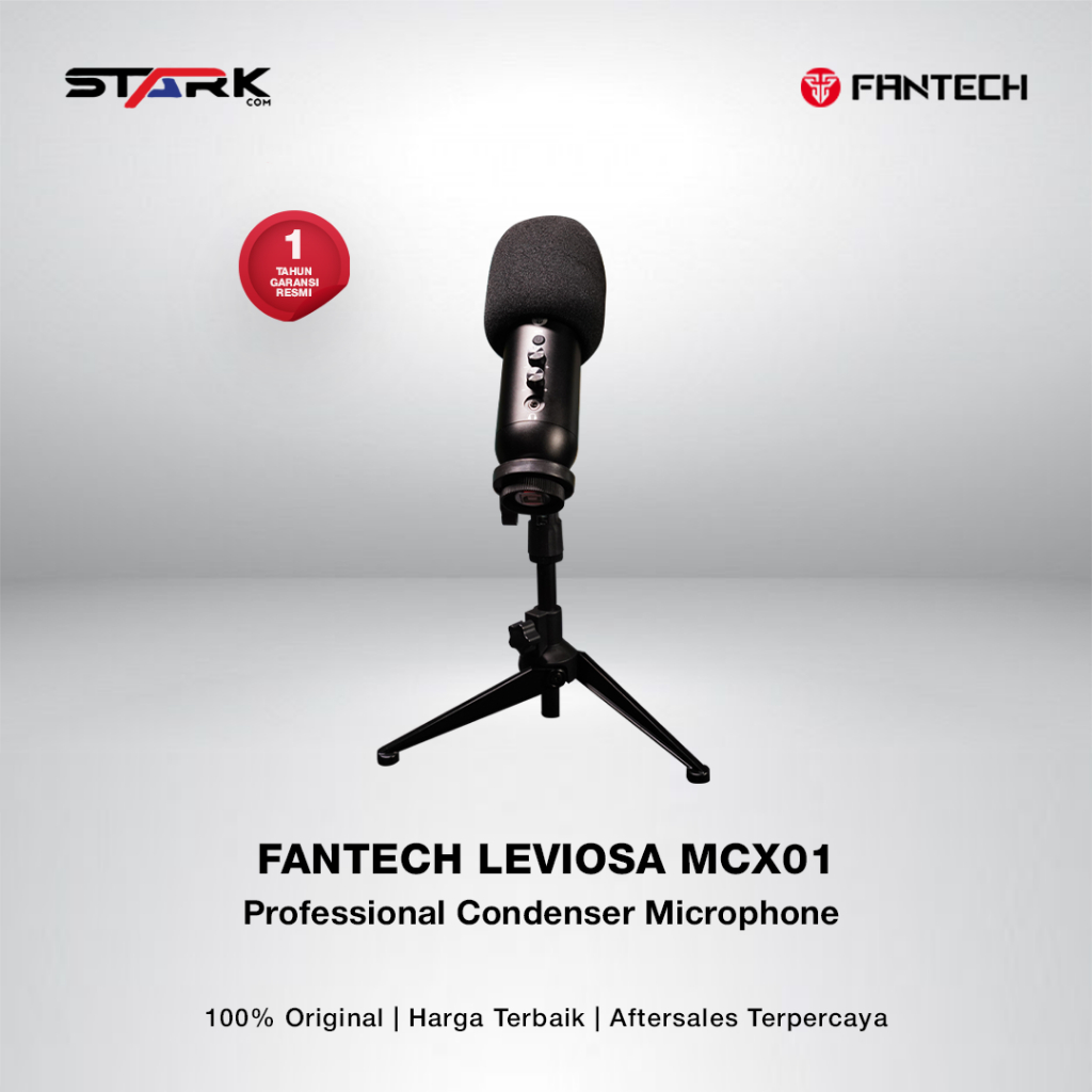 Jual Fantech LEVIOSA MCX01 Condenser Microphone USB for PC Laptop Streaming | Shopee Indonesia