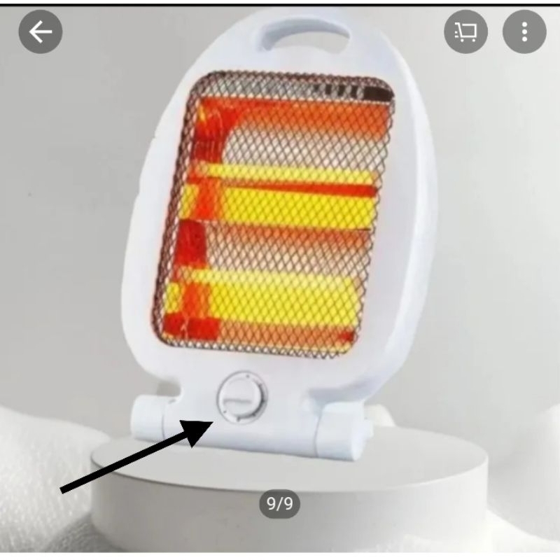 Jual Pemanas suhu ruangan Electric Lamp Room Heater Stand portable 2 ...