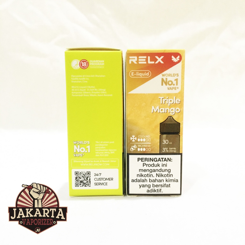 Jual [SALT] RELX TRIPLE MANGO 30ML 30MG SALTNIC BY RELX | Shopee Indonesia