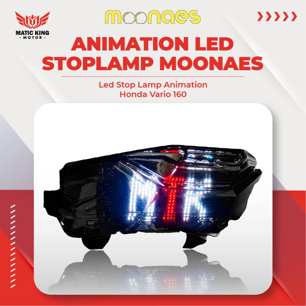 Jual Moonaes Stoplamp Lampu Led Rem Vario 160 CBS ABS Animation Animasi ...