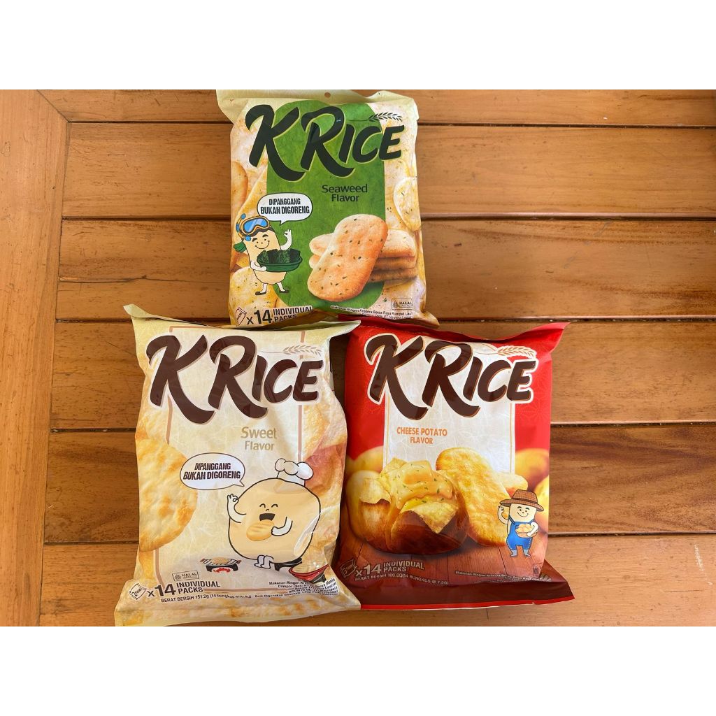 Jual K'Rice Delfie Orion Rice Crackers Beras Seaweed Sweet Cheese ...