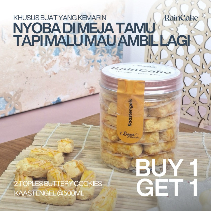 Jual [BUY 1 GET 1] Bogor Raincake - Cookies Kaastengel Wisman | Shopee ...