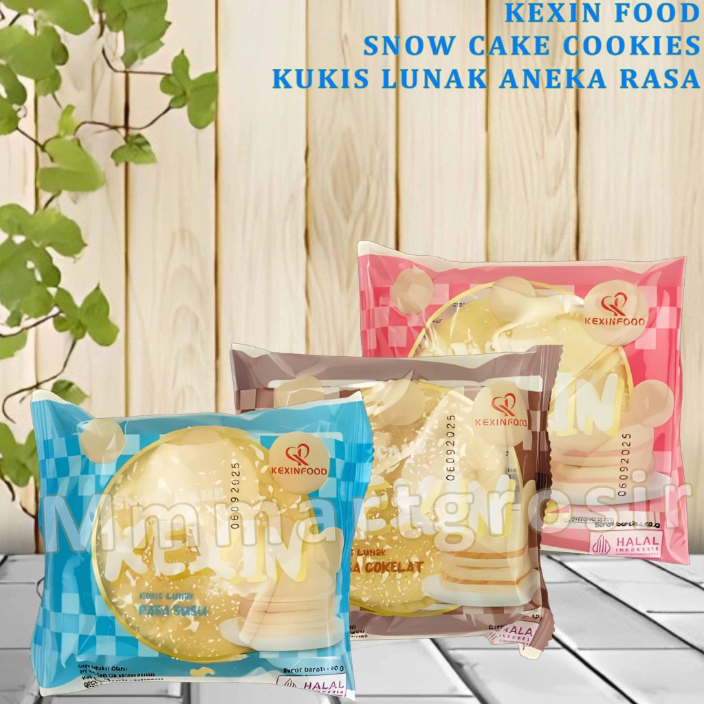 Jual Snow Cake Kexin / Kukis Lunak Aneka Varian Rasa / Snow Cake ...
