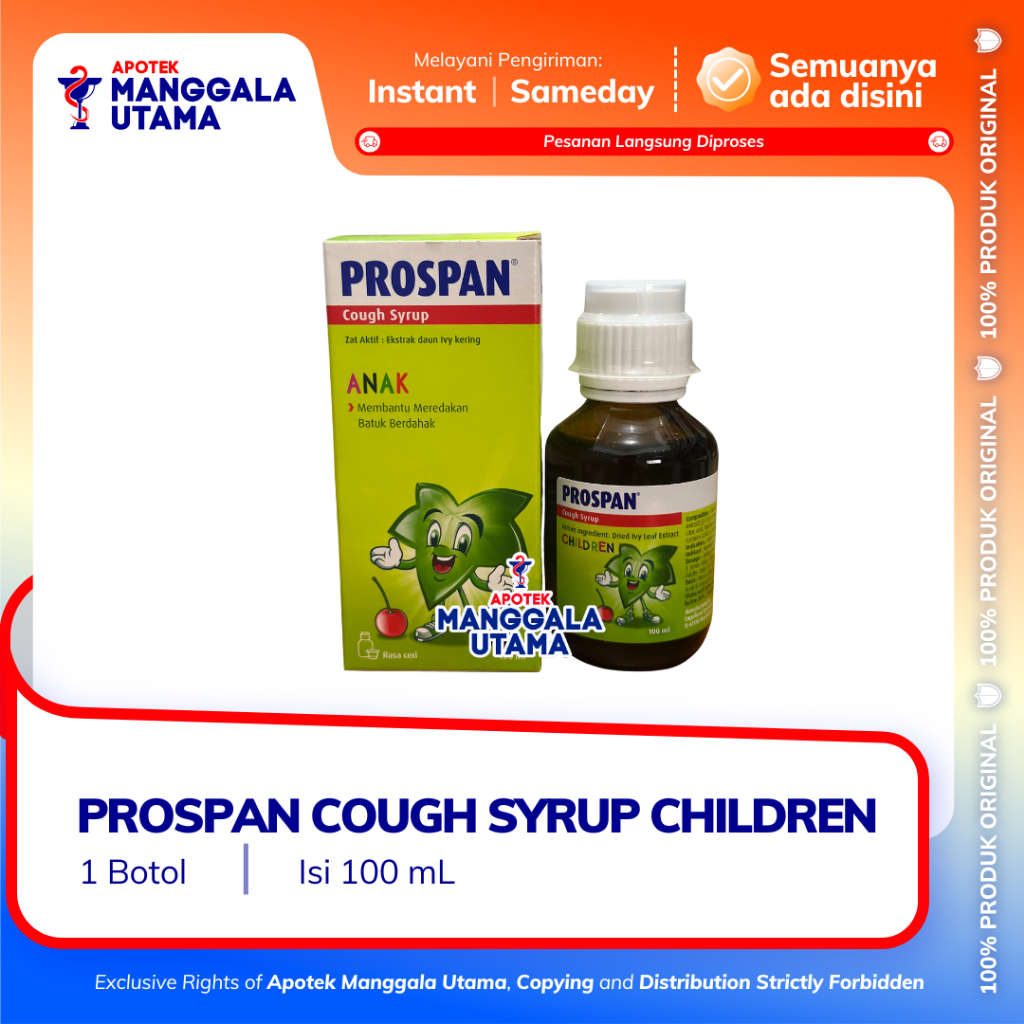 Jual PROSPAN COUGH SYRUP CHILDREN PER BOTOL ISI100 ML | Shopee Indonesia