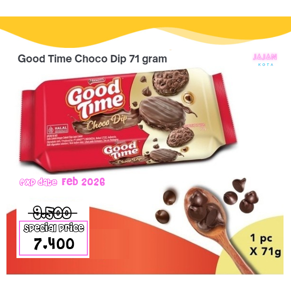 Jual Good Time Choco Dip 71 gram | Shopee Indonesia