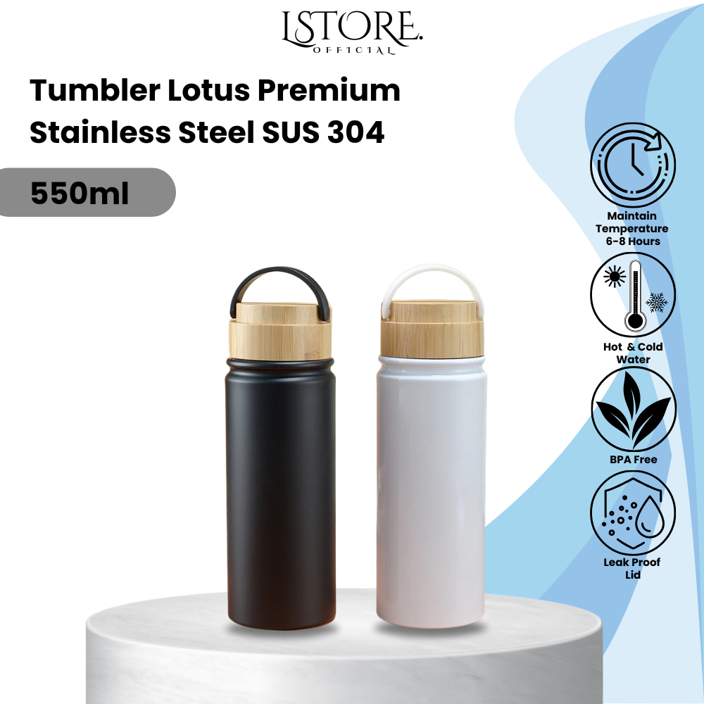 Jual Tumbler Lotus Premium 550ml Thumbler Tumblr Termos Thermos Tempat ...