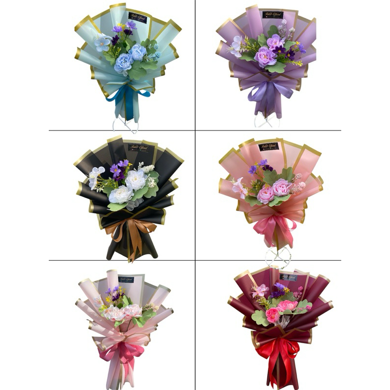 Jual Buket Bunga Premium 2 GRATIS KARDUS/Buket Wisuda/ Buket Ulang ...