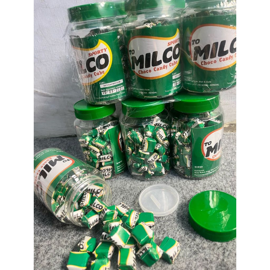 Jual Milco Choco Candy Cube 1 Toples isi 60 Pcs Coklat Permen Viral Coklat susu bubuk skim P-RIT ...