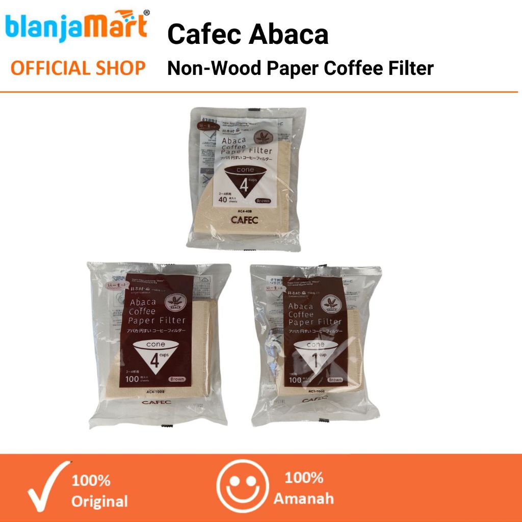 Jual Cafec Abaca Coffee Paper Filter Japan | Shopee Indonesia
