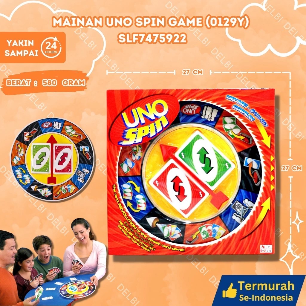 Jual Mainan Uno Spin Family Game / Uno Spin | Shopee Indonesia