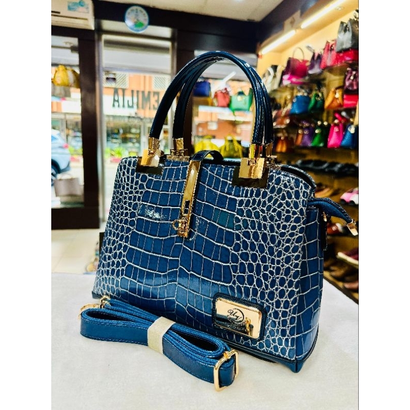 Jual Tas Umano Vero Prita Croco Glossy 3676-3 (Barang Ready Stok) Tas ...