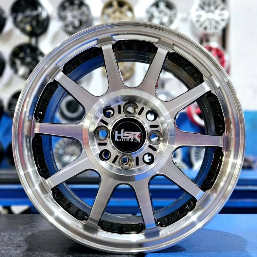 Jual Velg Hsr Tipe Gymkana Boroko Ring 15 PCD 4X100 / 4X114,3 Lebar 6,5inch ET.42 | Shopee Indonesia