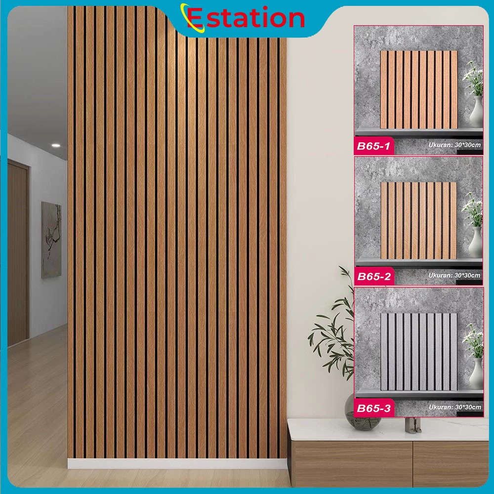 Jual Estation - PREMIUM Wall Panel PVC+foam WoodPanel Dinding 3D PVC+foam Wpc Panel Terlengkap ...
