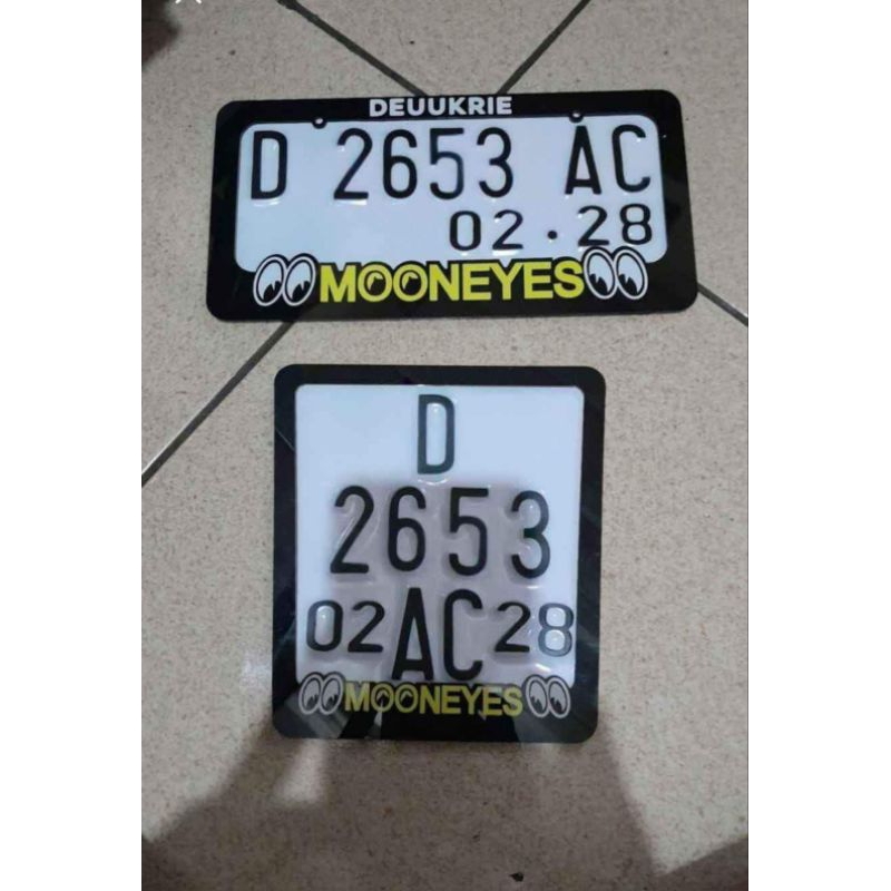 Jual Frame Untuk Plat Nomor Motor Mooneyes Frame Untuk Plat Mobil Frame ...