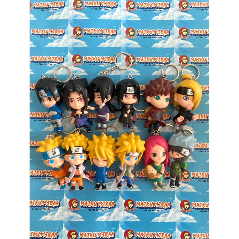 Jual Figure Keychain / Gantungan Kunci Naruto Small D Minato Kushina ...