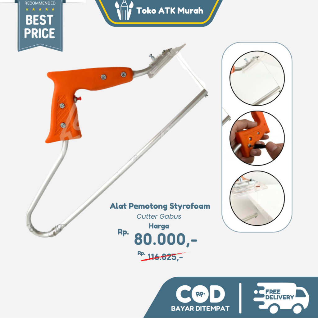 Jual Cutter Alat Pemotong Styrofoam Gabus Stereofoam | Shopee Indonesia