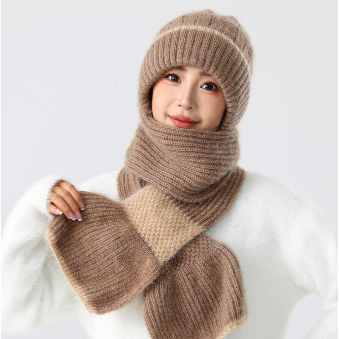 Jual Topi Kupluk Syal Wanita Musim Dingin Bisa Jadi Hijab | Shopee ...