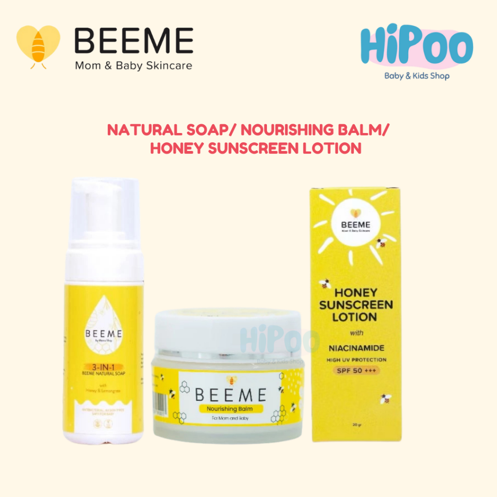 Jual Beeme Nourishing Balm / Beeme Natural Soap 3 in 1 / Honey ...