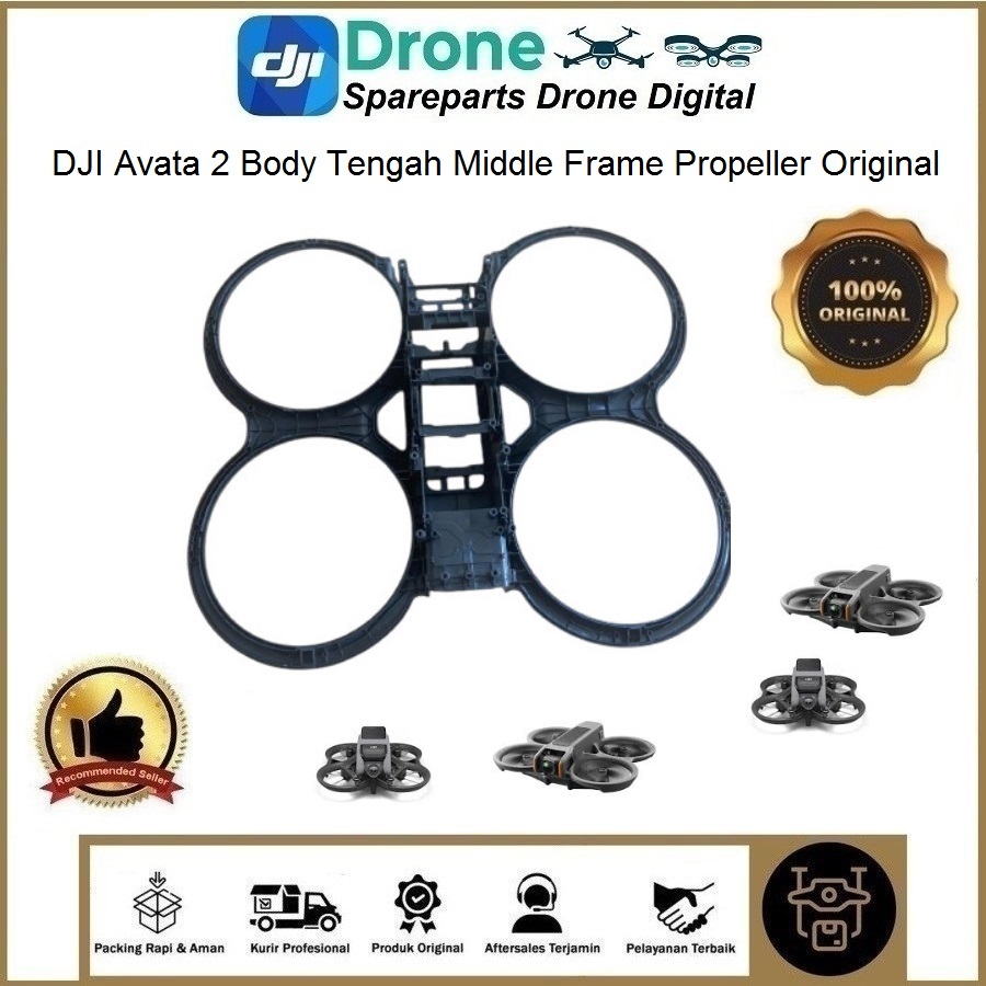 Jual DJI Avata 2 Body Middle Tengah Shell Frame Original Avata 2 Body Tengah Propeller Shell ...