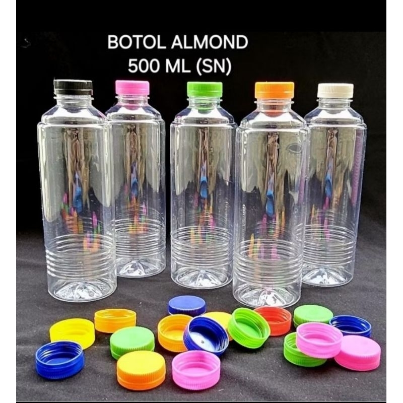 Jual Botol Almond 500ml SN + Tutup ( Instant Gojek/Shopee) | Shopee ...