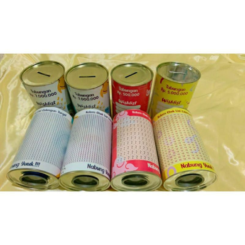 Jual TABUNGAN TARGET/ TABUNGAN KALENG TARGET BUKA TUTUP | Shopee Indonesia