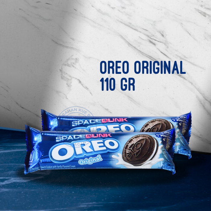Jual Oreo Biskuit Original ( 110 gr ) Cookies Krim Coklat Vanilla ...