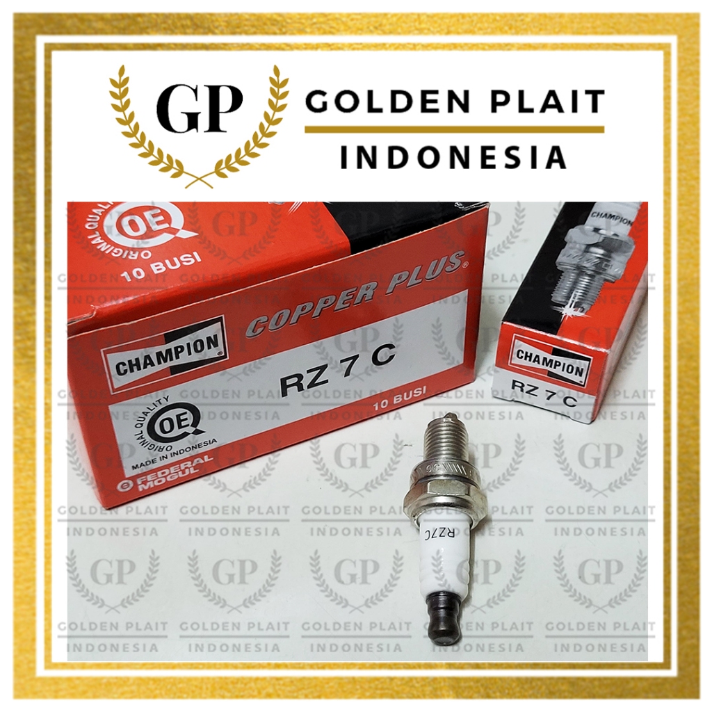 Jual Busi Champion RZ7C Busi Mesin Potong Rumput 4 Tak HONDA GX 35 UMR 435 TASCO 439 | Shopee ...