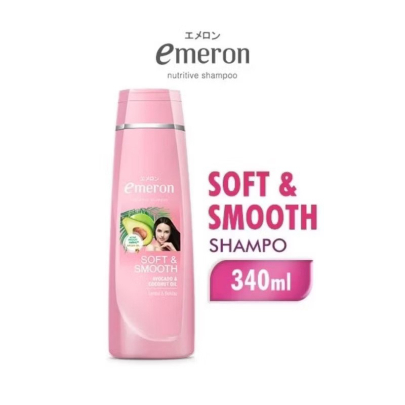 Jual EMERON Soft & Smooth Shampoo 340ml / shampo Emeron soft & smooth ...