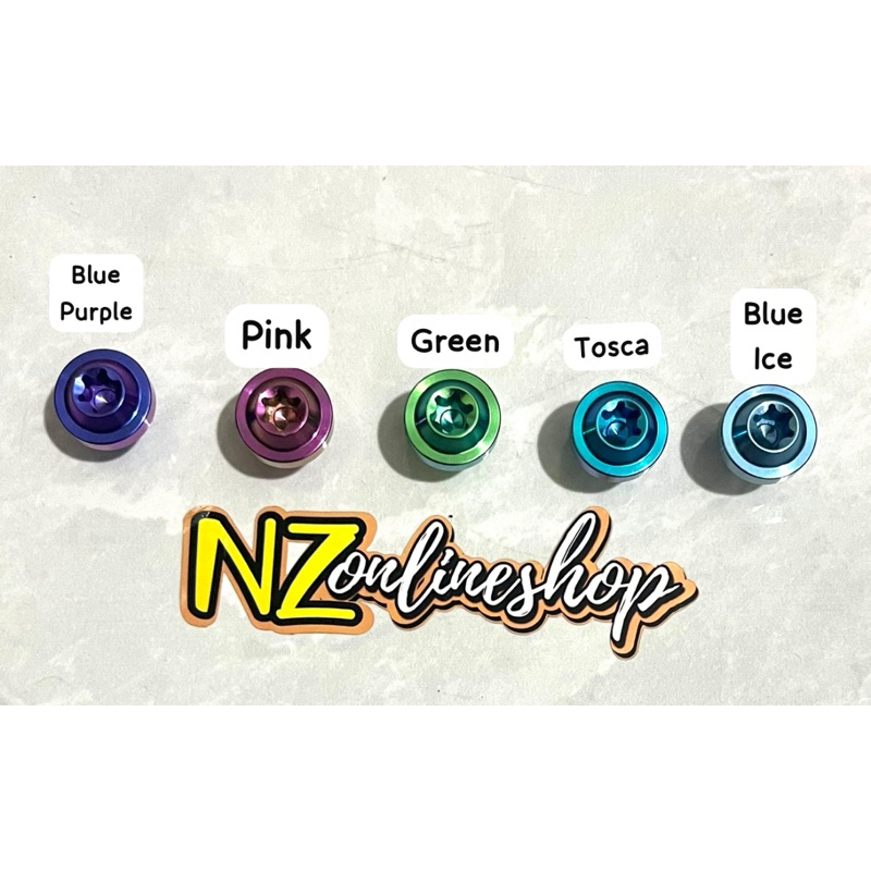 Jual jkh BAUT TITANIUM BEHEL VESPA MATIC 2 BAUT | Shopee Indonesia