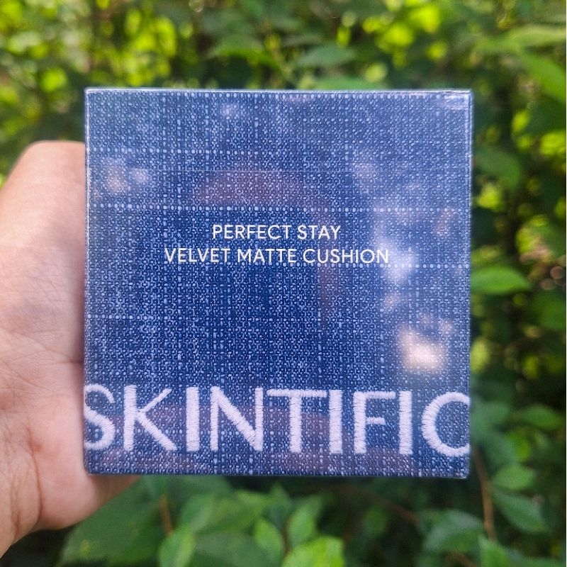 Jual (NEW) SKINTIFIC Perfect Stay Velvet Matte Cushion Biru Fondation ...