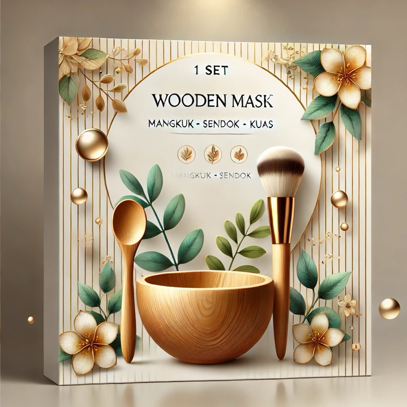 Jual HABITI - Set Mangkok Masker Wajah (Kuas Masker + Sendok+Mangkok ...